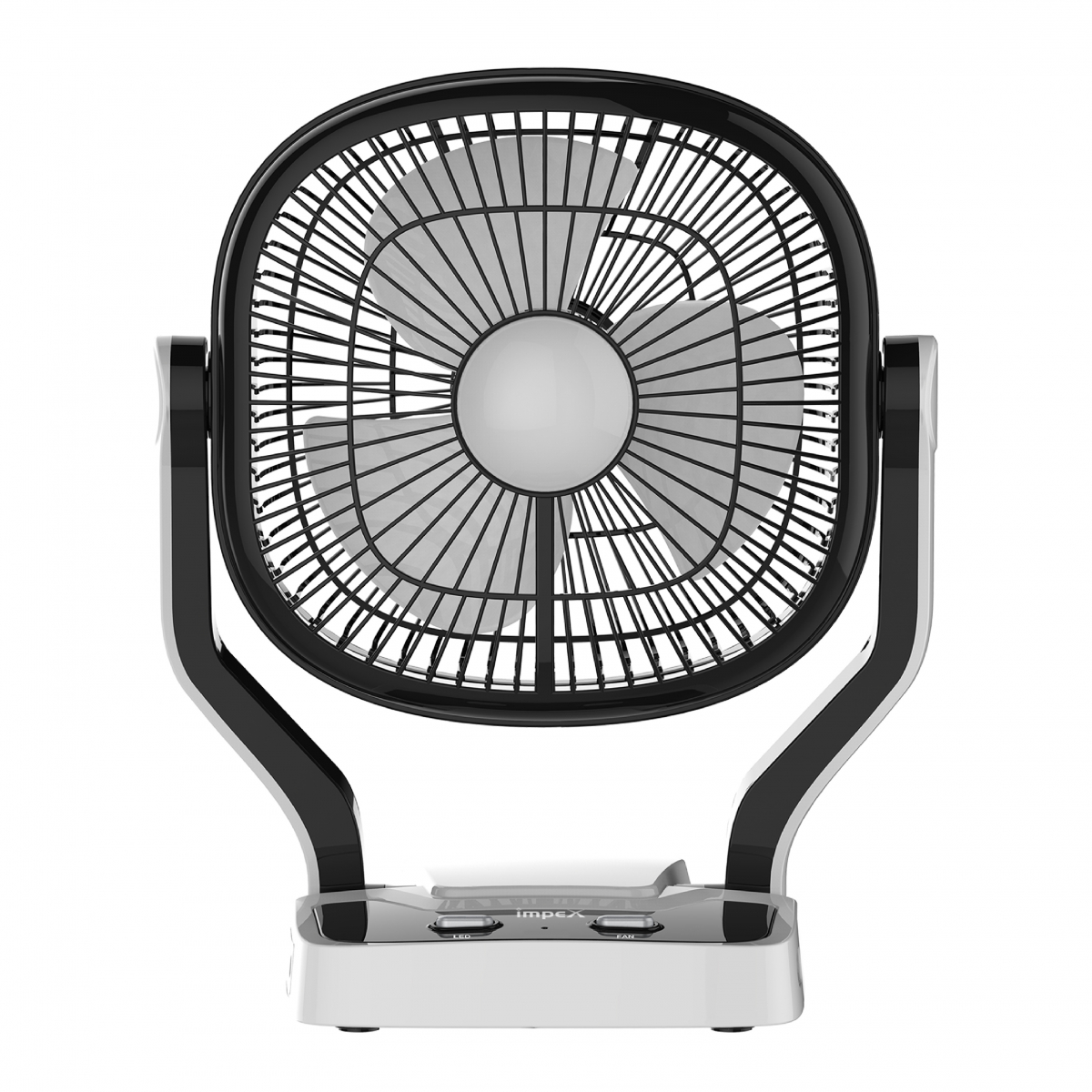 Impex Rechargeable Table Fan with Built in Battery | Portable Charging ...